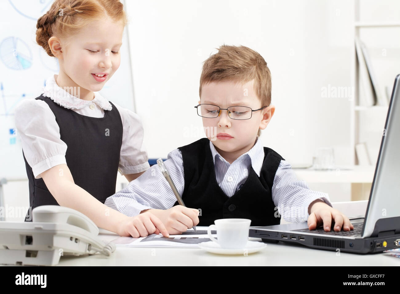 Intelligent intern hi-res stock photography and images - Alamy