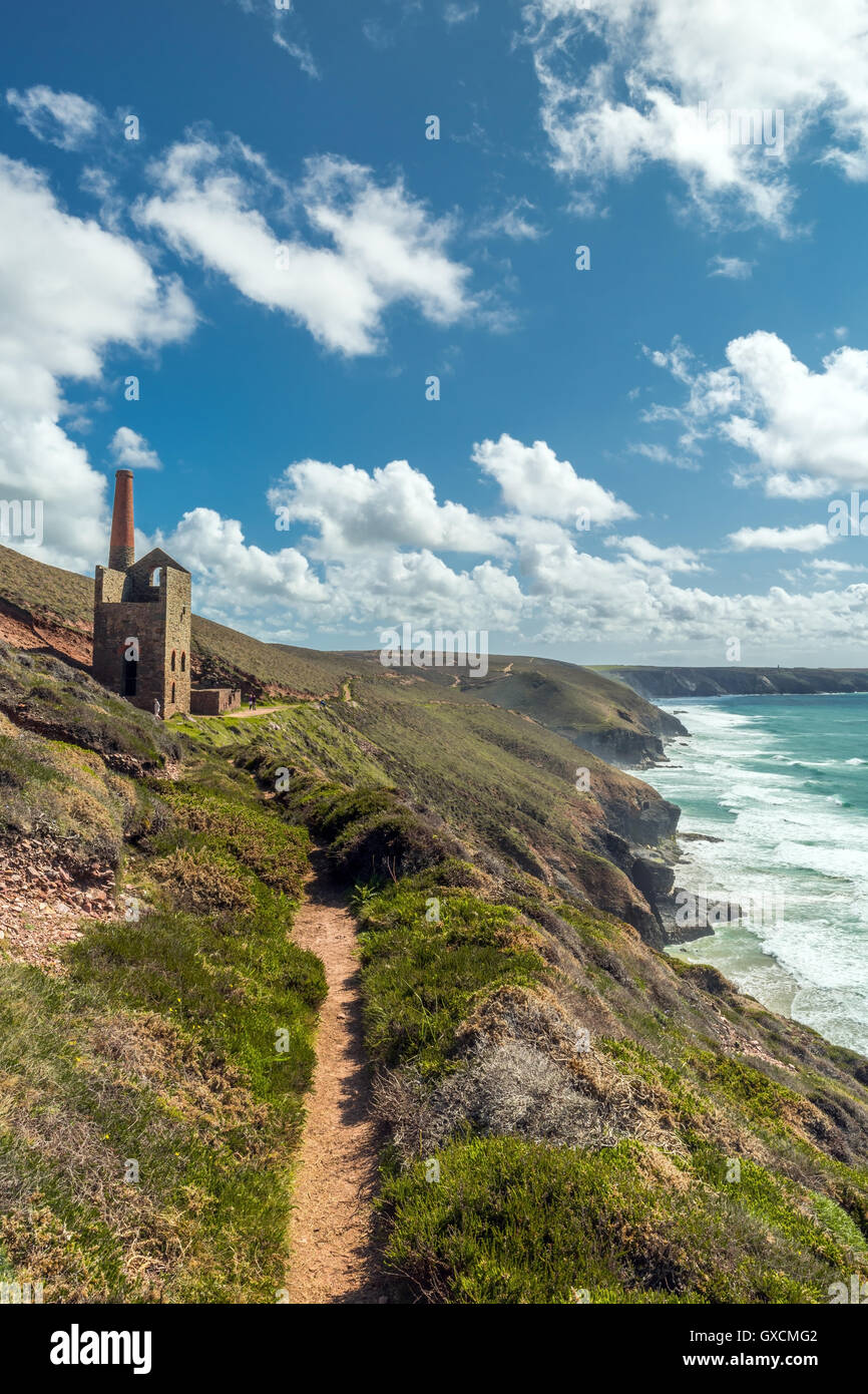 Cloudy and Wheal Stock Photo - Alamy