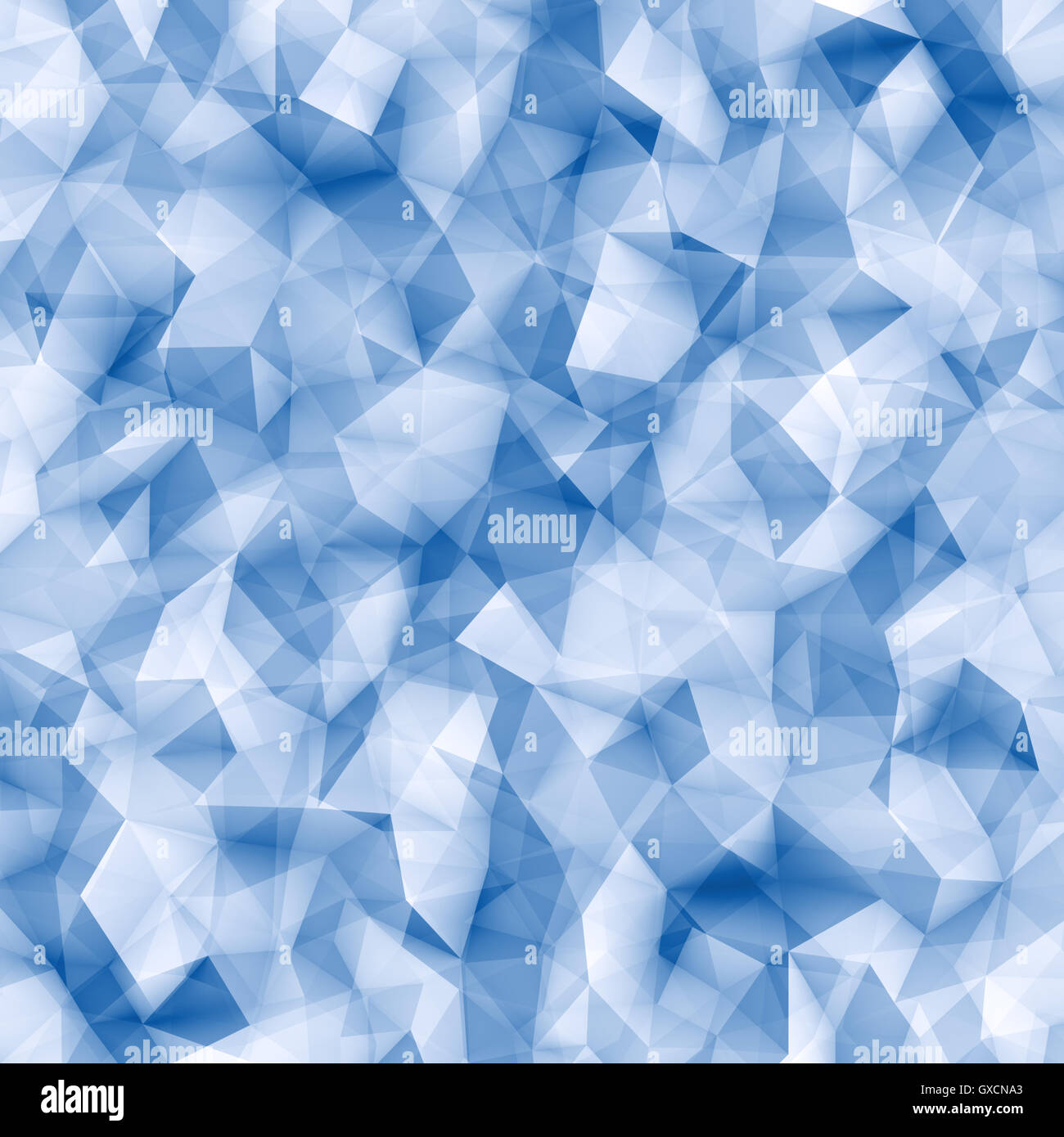 Abstract blue 3d background with polygonal pattern Stock Photo - Alamy
