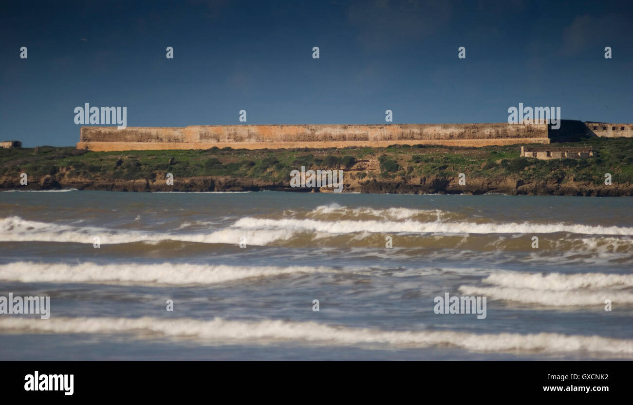 Mogador Island prison off Essaouira, Western Morocco Stock Photo - Alamy