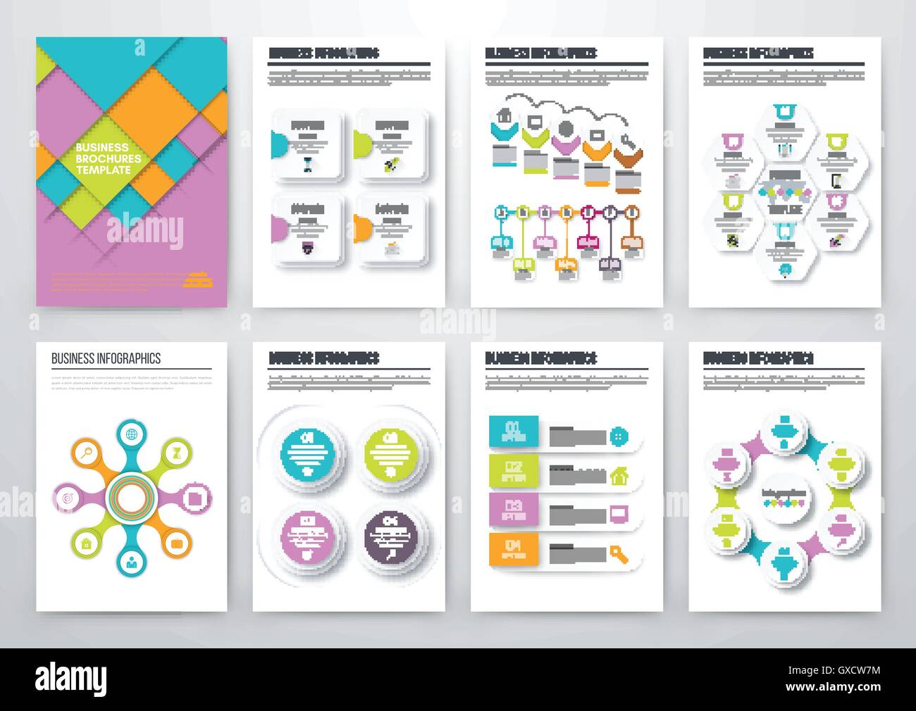 Modern infographic vector concept Stock Vector Image & Art - Alamy