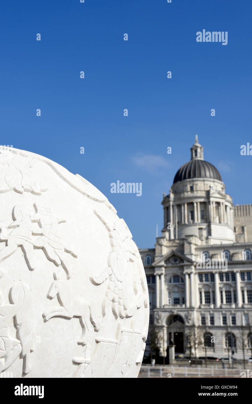 The Liverpool Naval Memorial, also known as the Memorial to the Missing ...