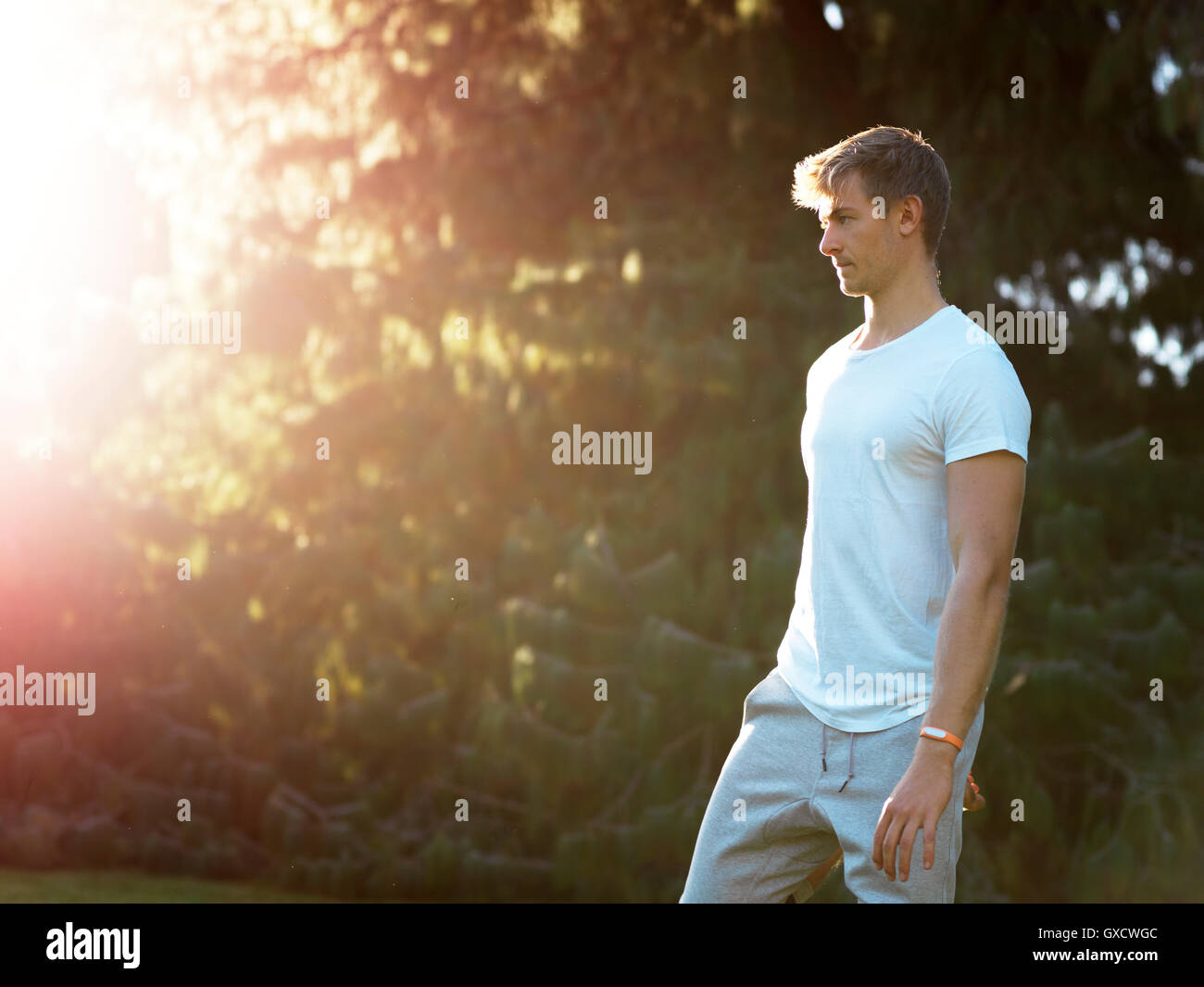 Man standing outdoors hi-res stock photography and images - Alamy