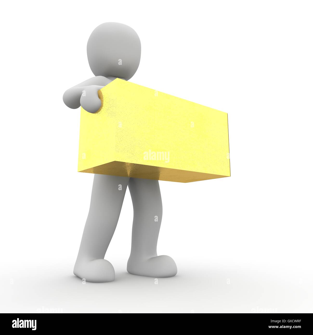 Golden packet 2 Stock Photo - Alamy