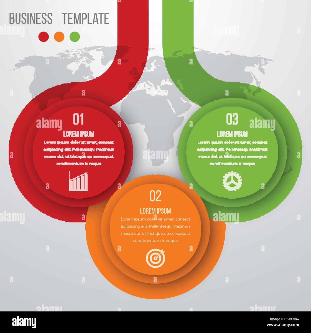 infographics three options Stock Vector Image & Art - Alamy