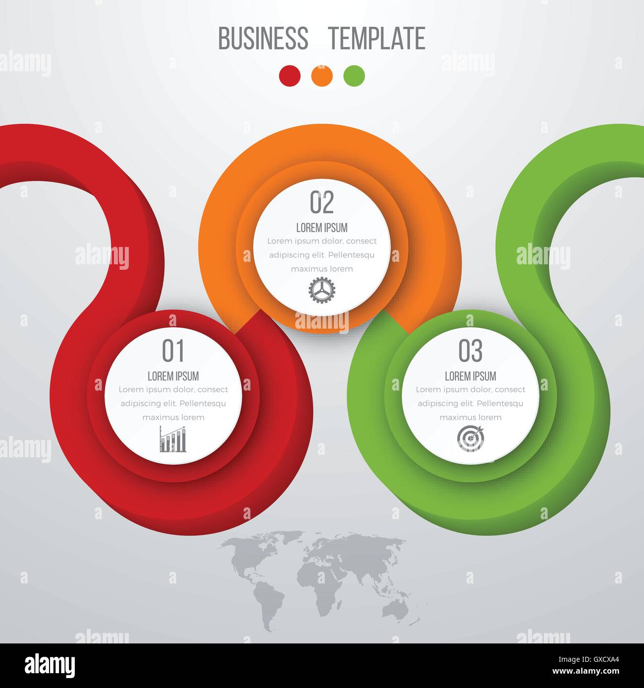 infographics three options Stock Vector Image & Art - Alamy