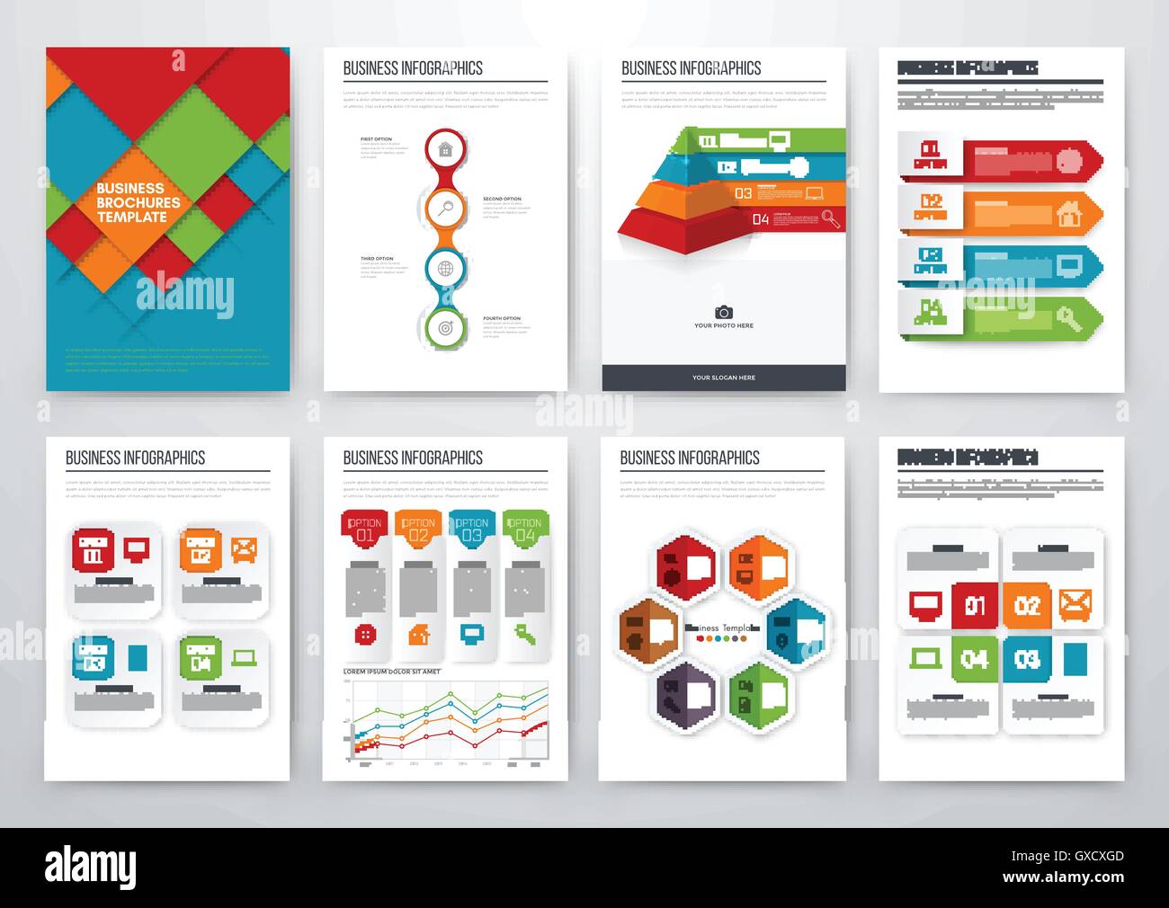 Modern infographic vector concept Stock Vector Image & Art - Alamy