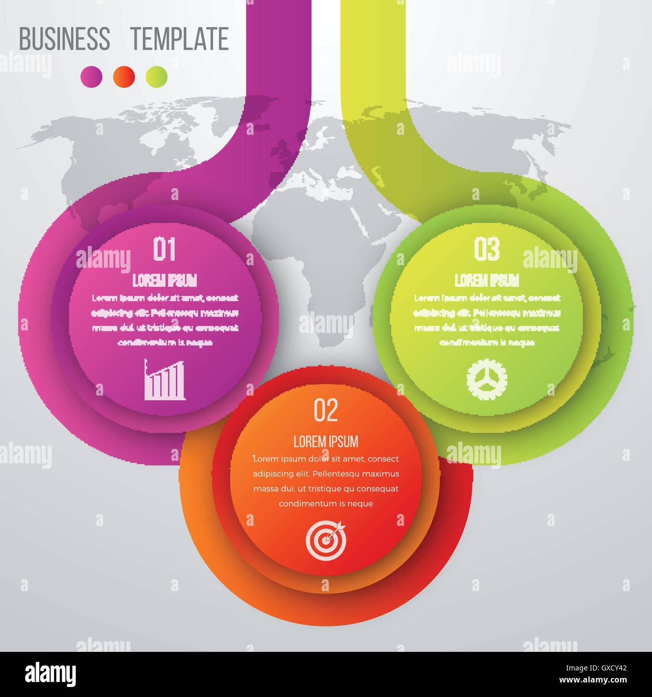 infographics three options Stock Vector Image & Art - Alamy