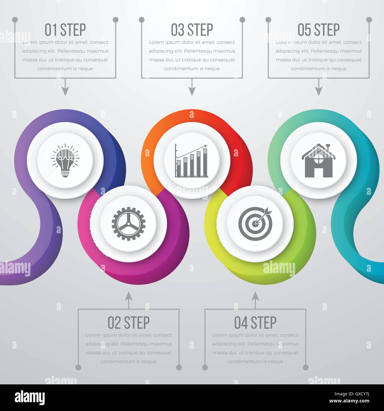 Timeline Vector 3d Infographic Stock Vector Image & Art - Alamy