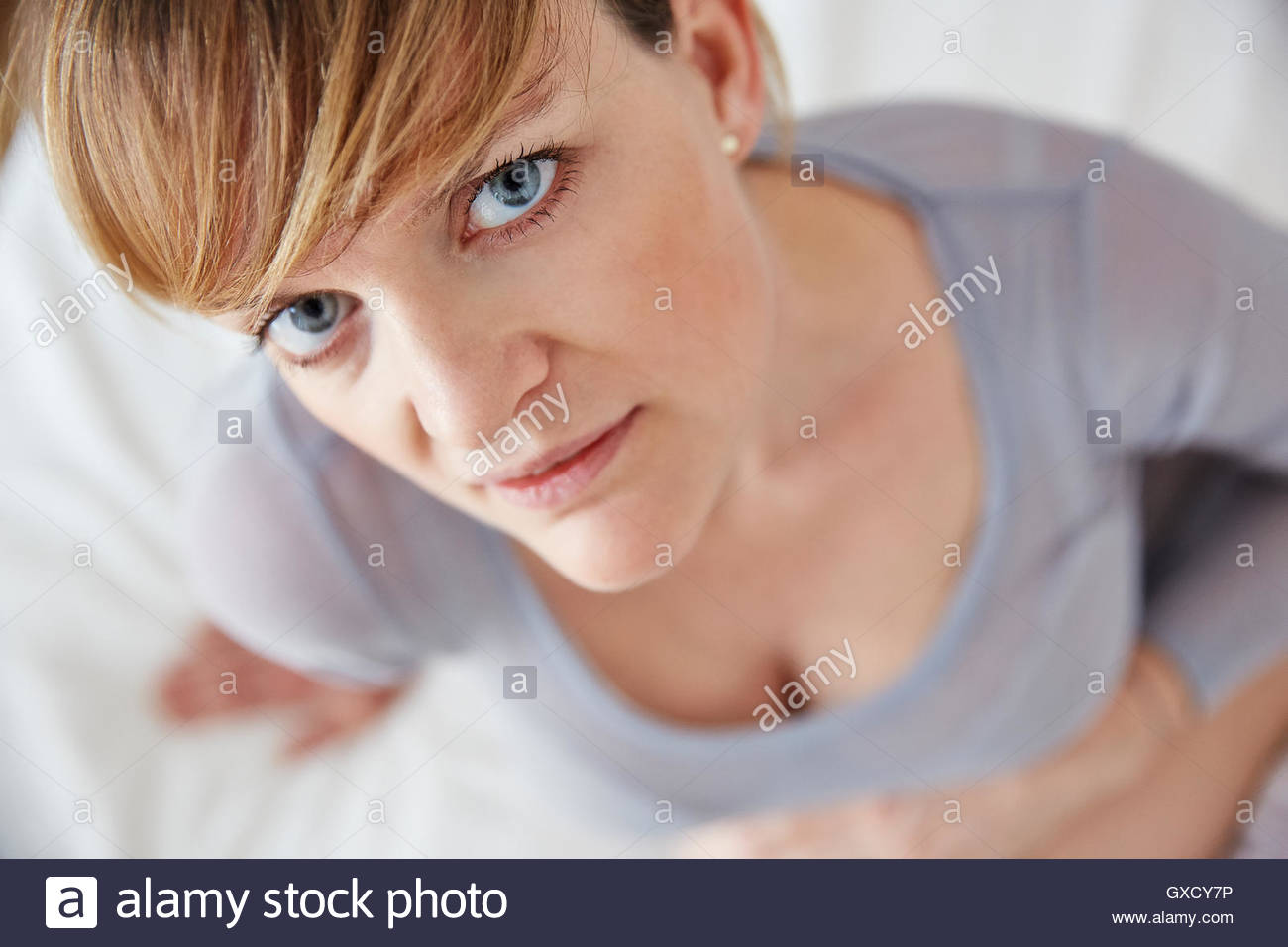 Woman Bed Overhead Alone High Resolution Stock Photography and Images ...