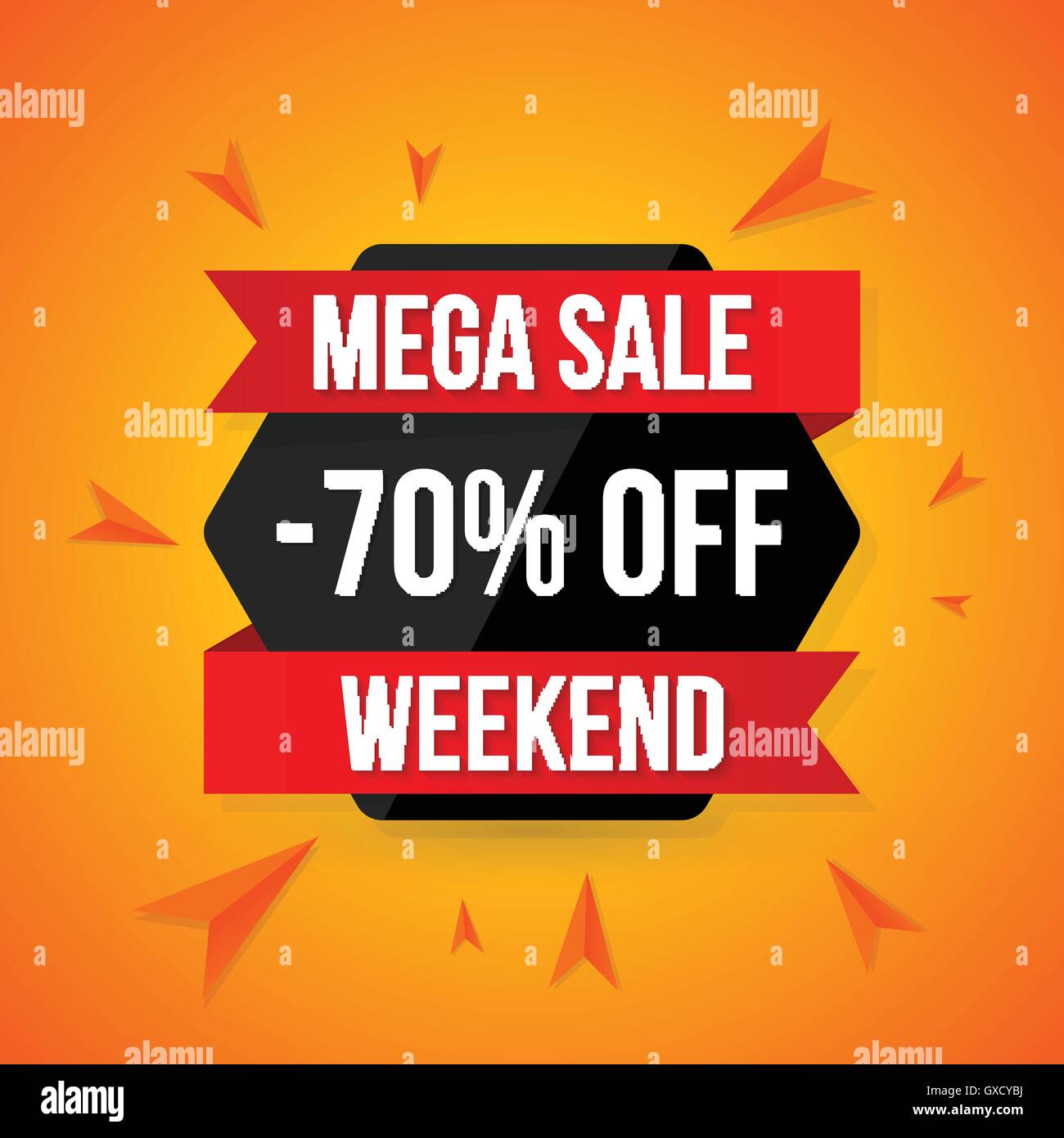 Fashion shop 70% sale Stock Vector Images - Alamy