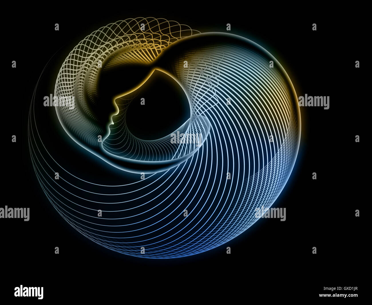 Conceptual Soul Geometry Stock Photo - Alamy