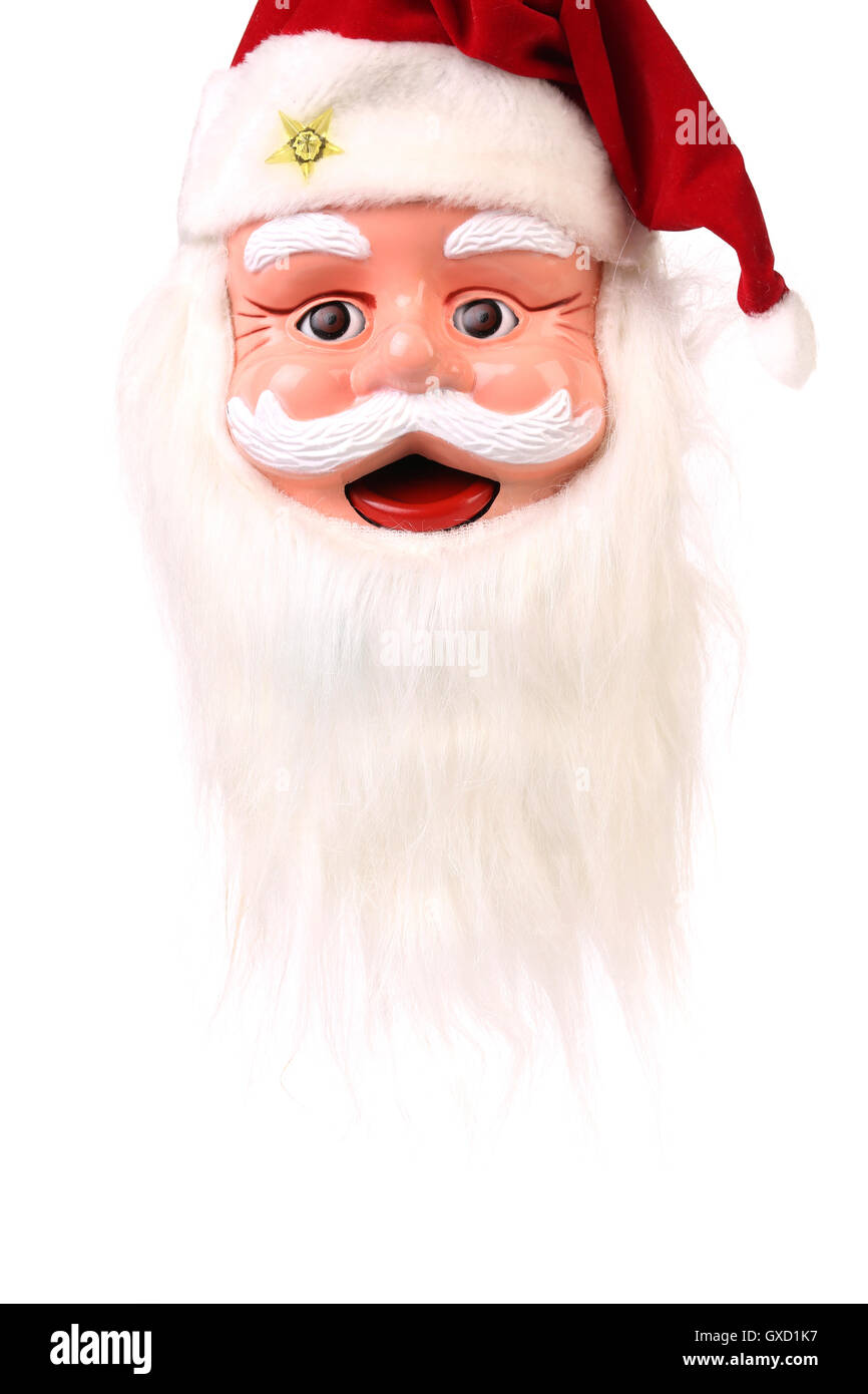 Head of Santa Claus Stock Photo - Alamy