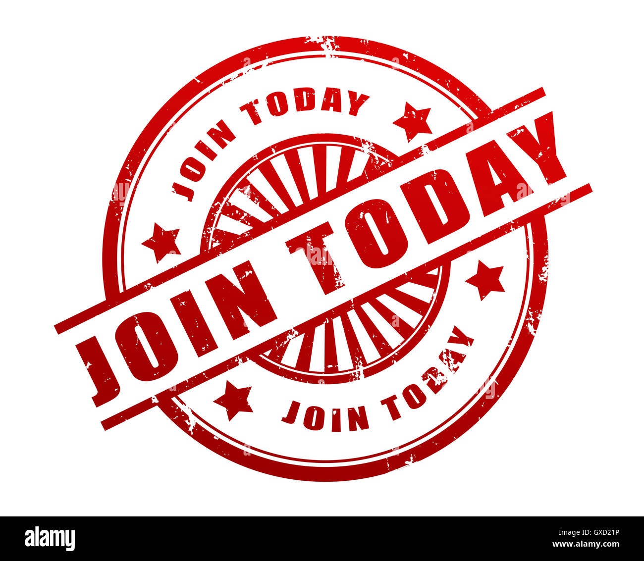 join today stamp concept 3d illustration Stock Photo - Alamy