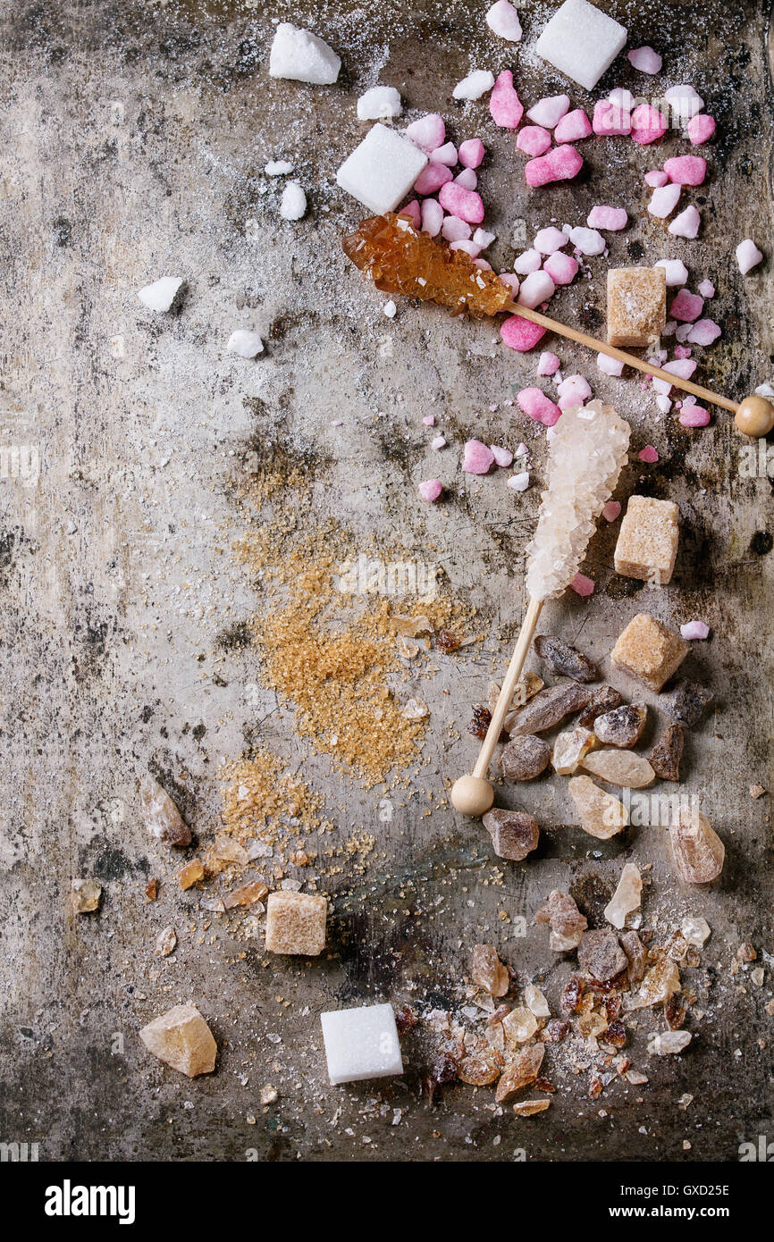 Variety of sugar Stock Photo - Alamy