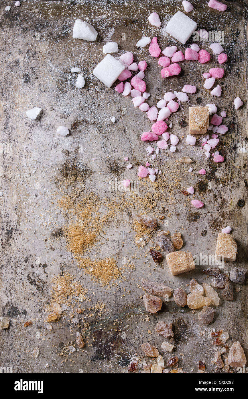 Variety of sugar Stock Photo - Alamy