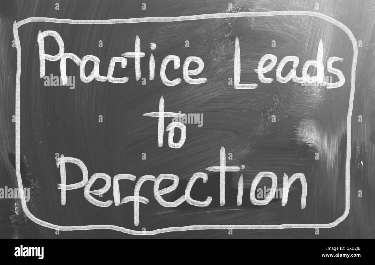 Practice Leads To Perfection Concept Stock Photo - Alamy Practice Leads To Perfection Concept Stock Photo - Alamy