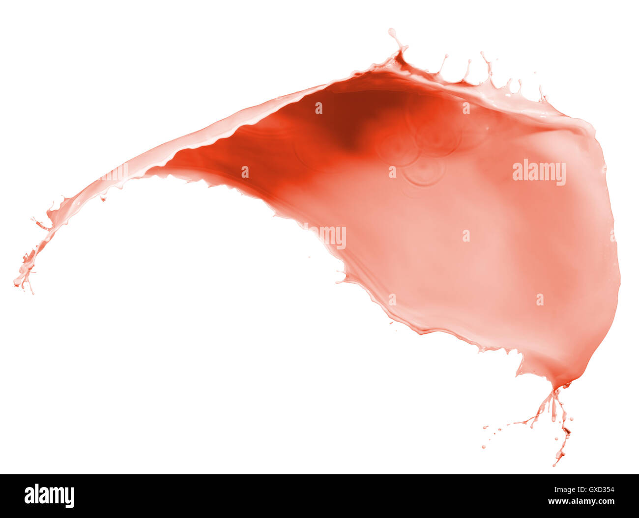 red paint splash Stock Photo - Alamy