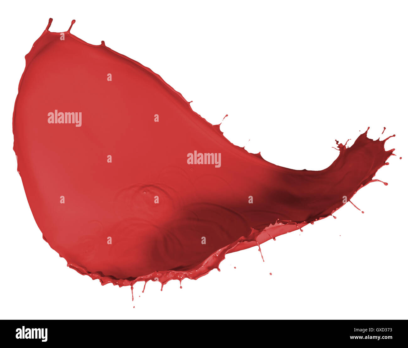 red paint splash Stock Photo - Alamy