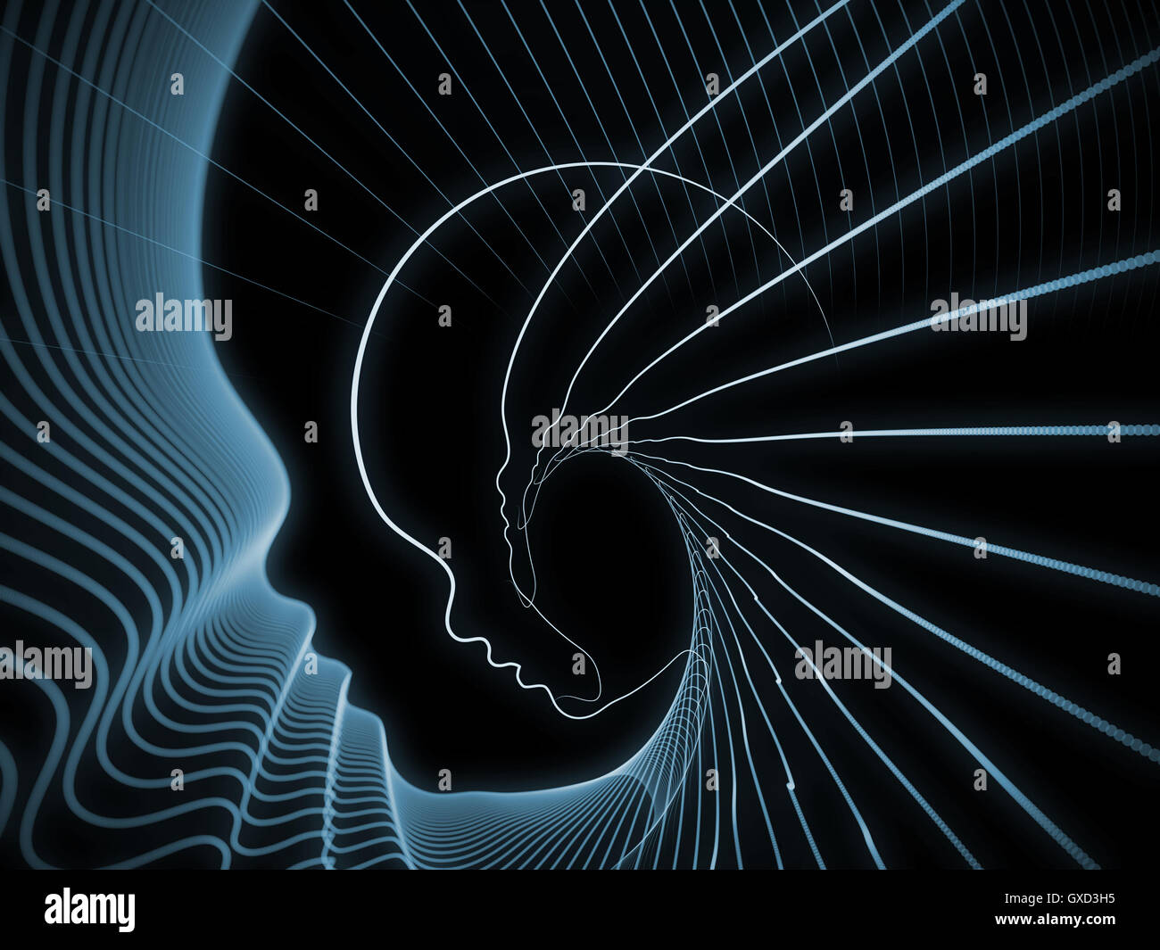 Soul Geometry Metaphor Stock Photo - Alamy