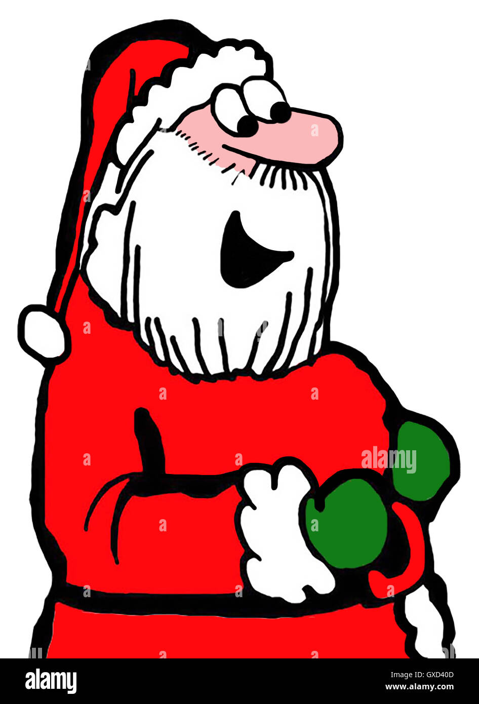 Laughing santa claus hi-res stock photography and images - Alamy