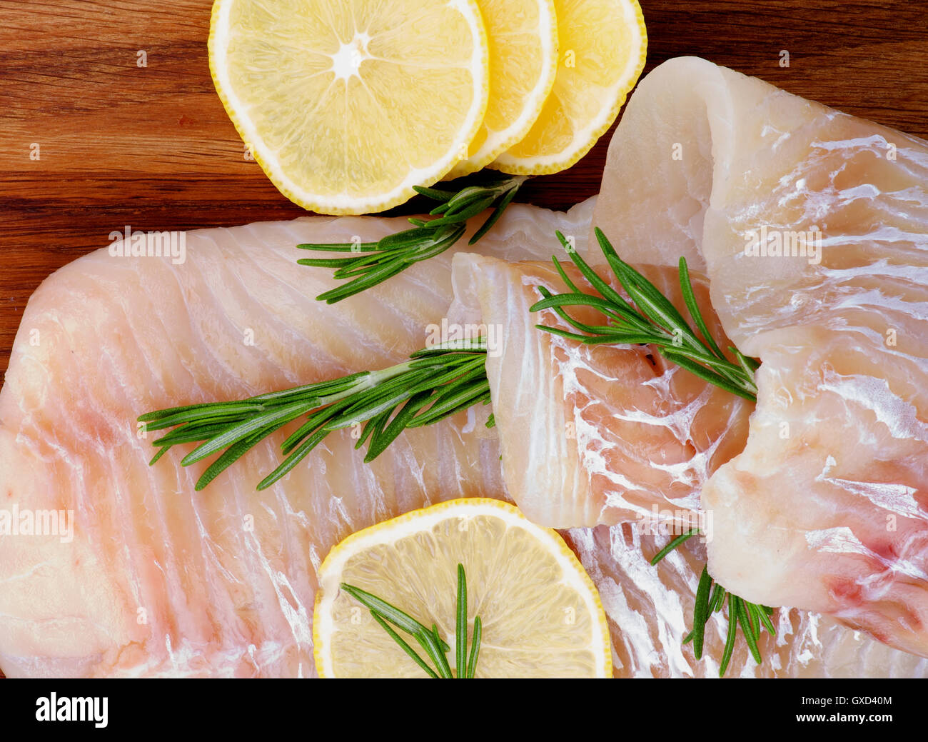 Raw Cod Fish Stock Photo - Alamy