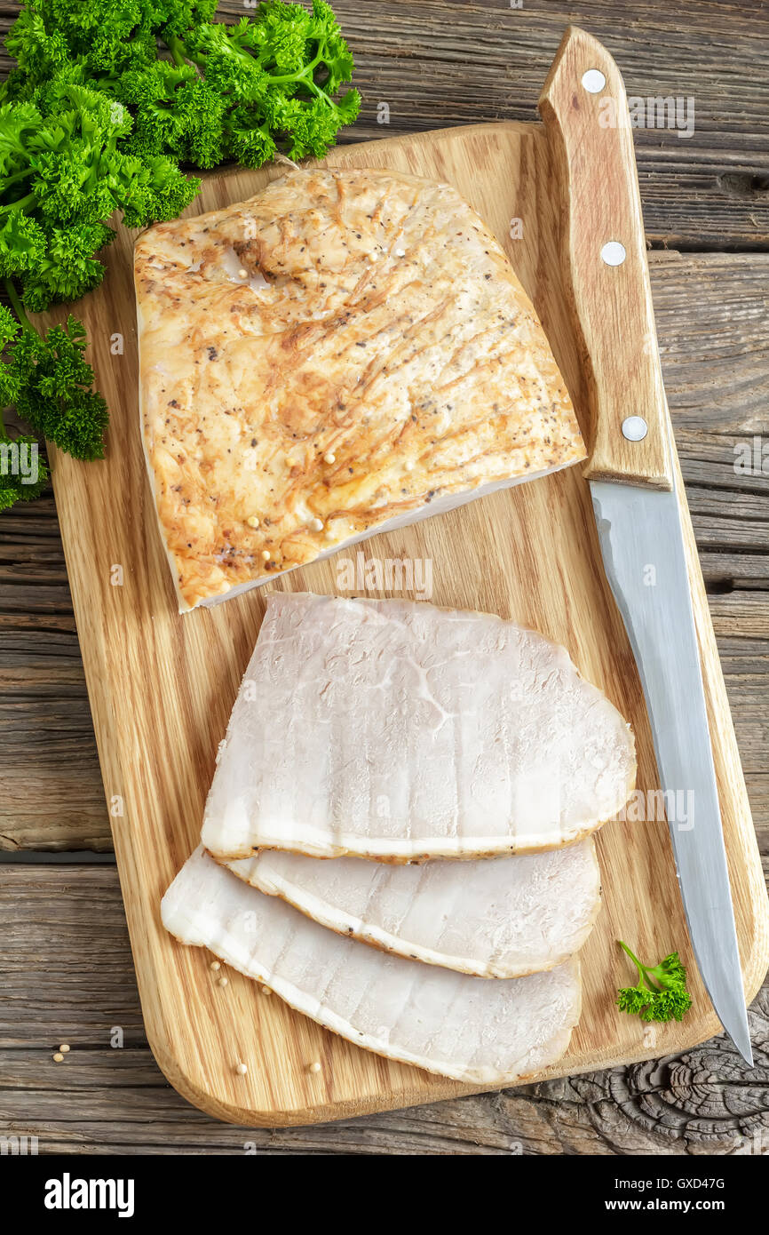 Cold baked pork Stock Photo - Alamy