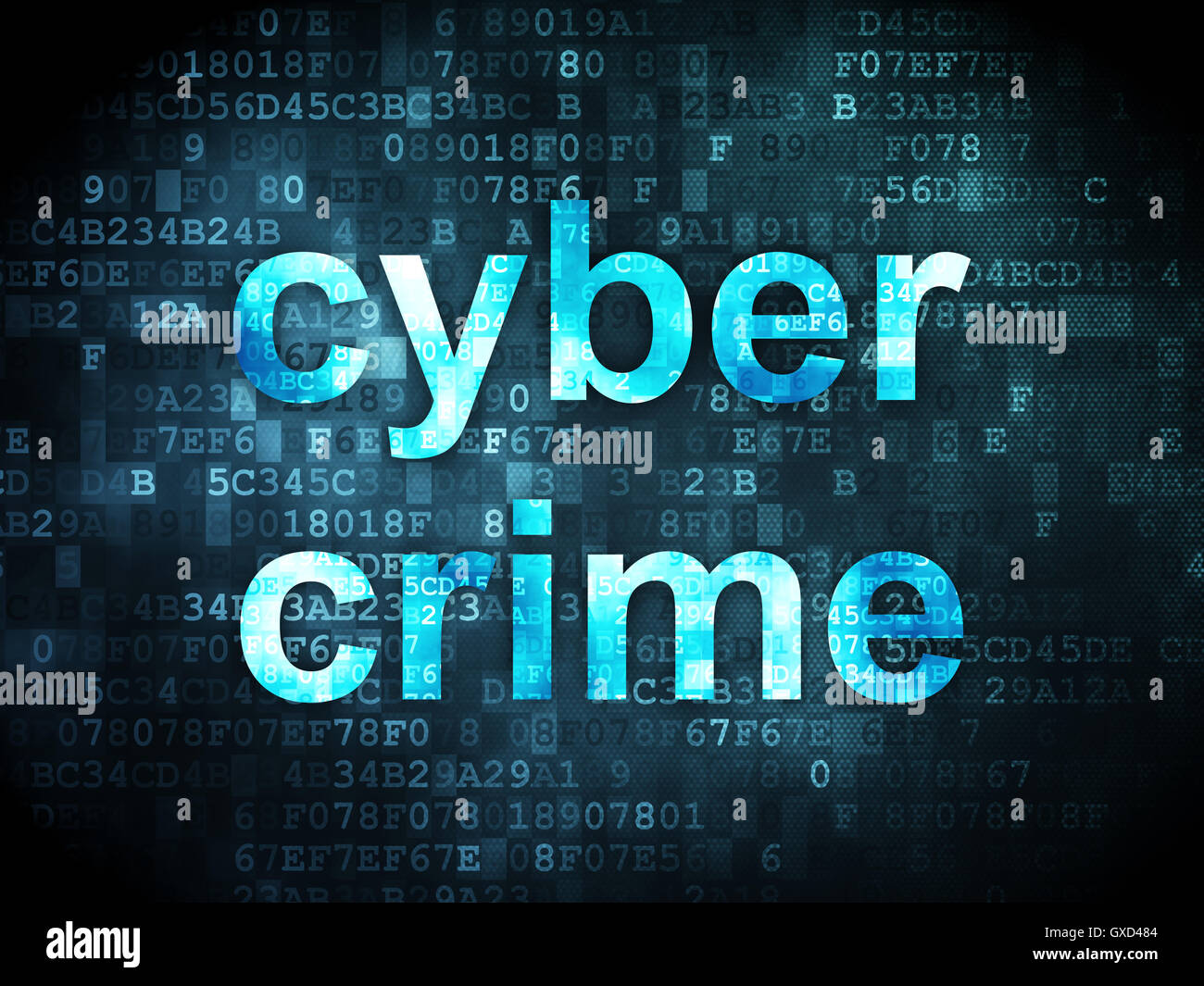 Safety concept: Cyber Crime on digital background Stock Photo - Alamy