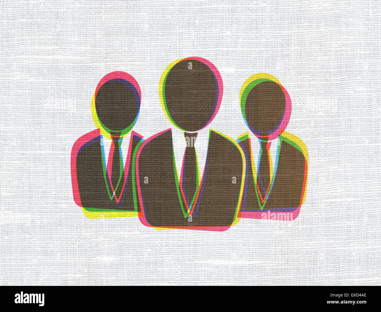Law concept: Business People on fabric texture background Stock Photo ...