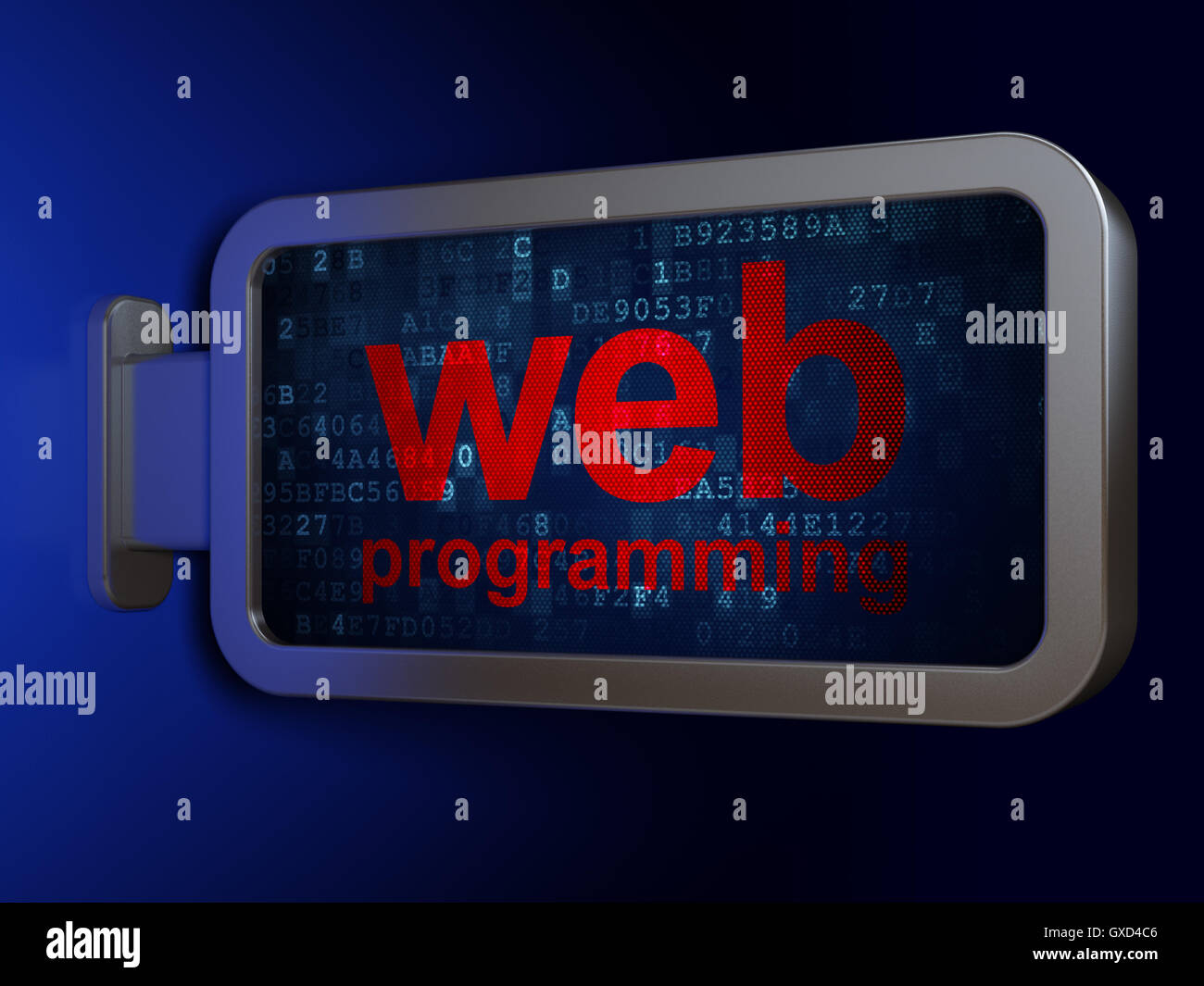 Web development concept: Web Programming on billboard background Stock ... Web development concept: Web Programming on billboard background Stock ...