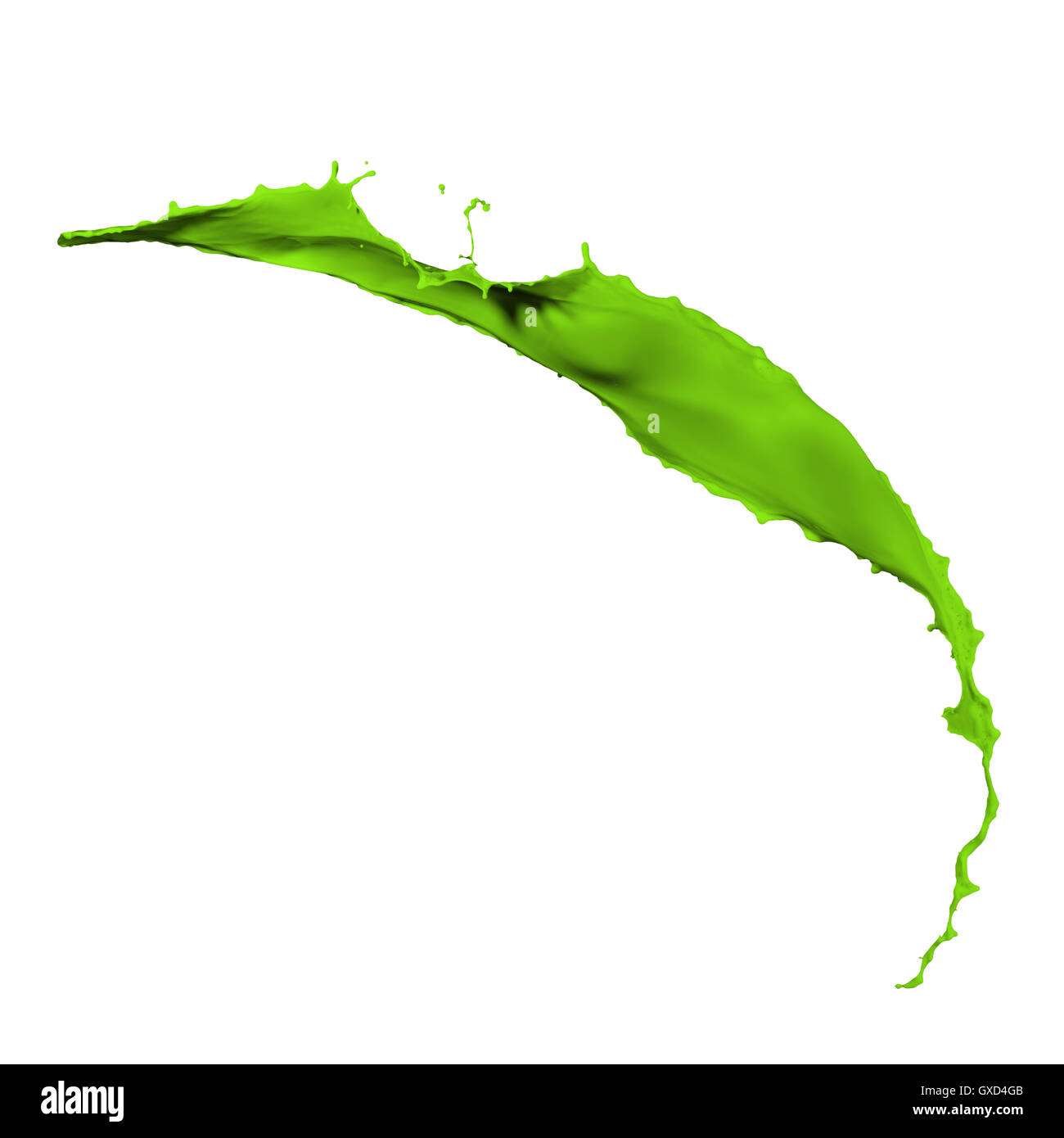 green paint splash Stock Photo - Alamy