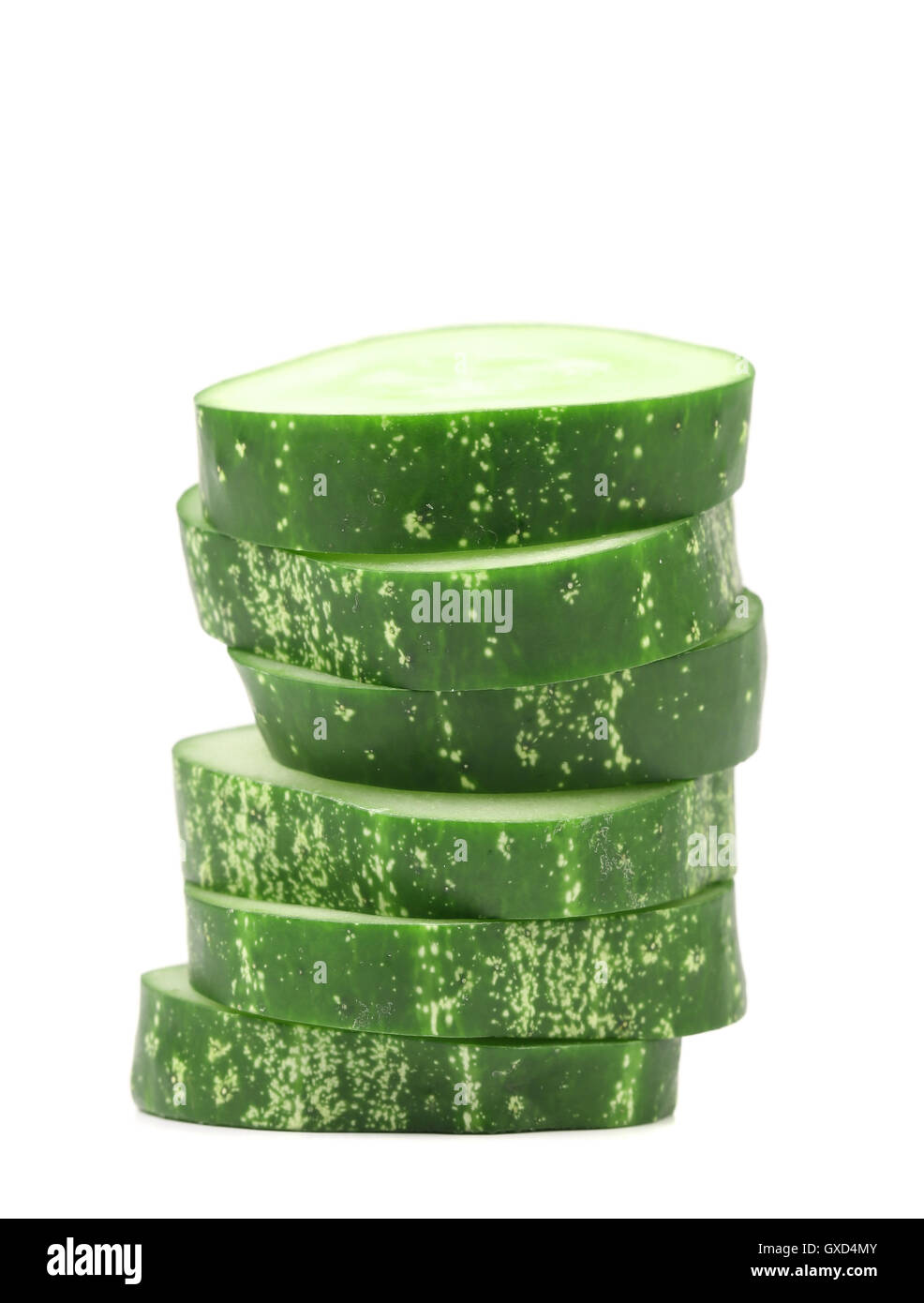 Stack of green cucumber Stock Photo - Alamy