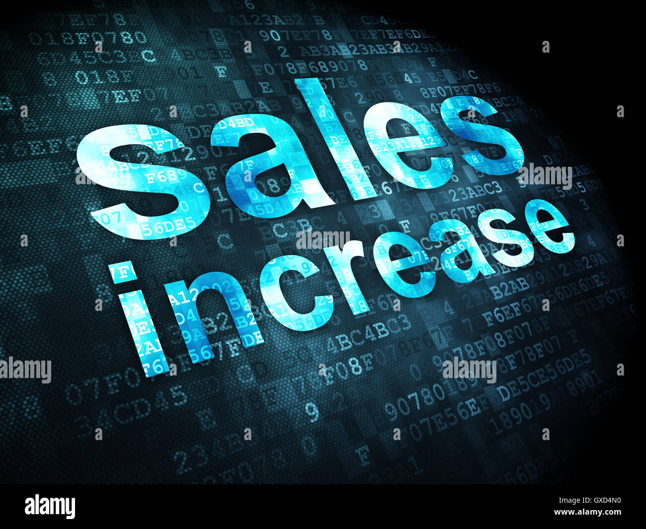 Marketing concept: Sales Increase on digital background Stock Photo - Alamy