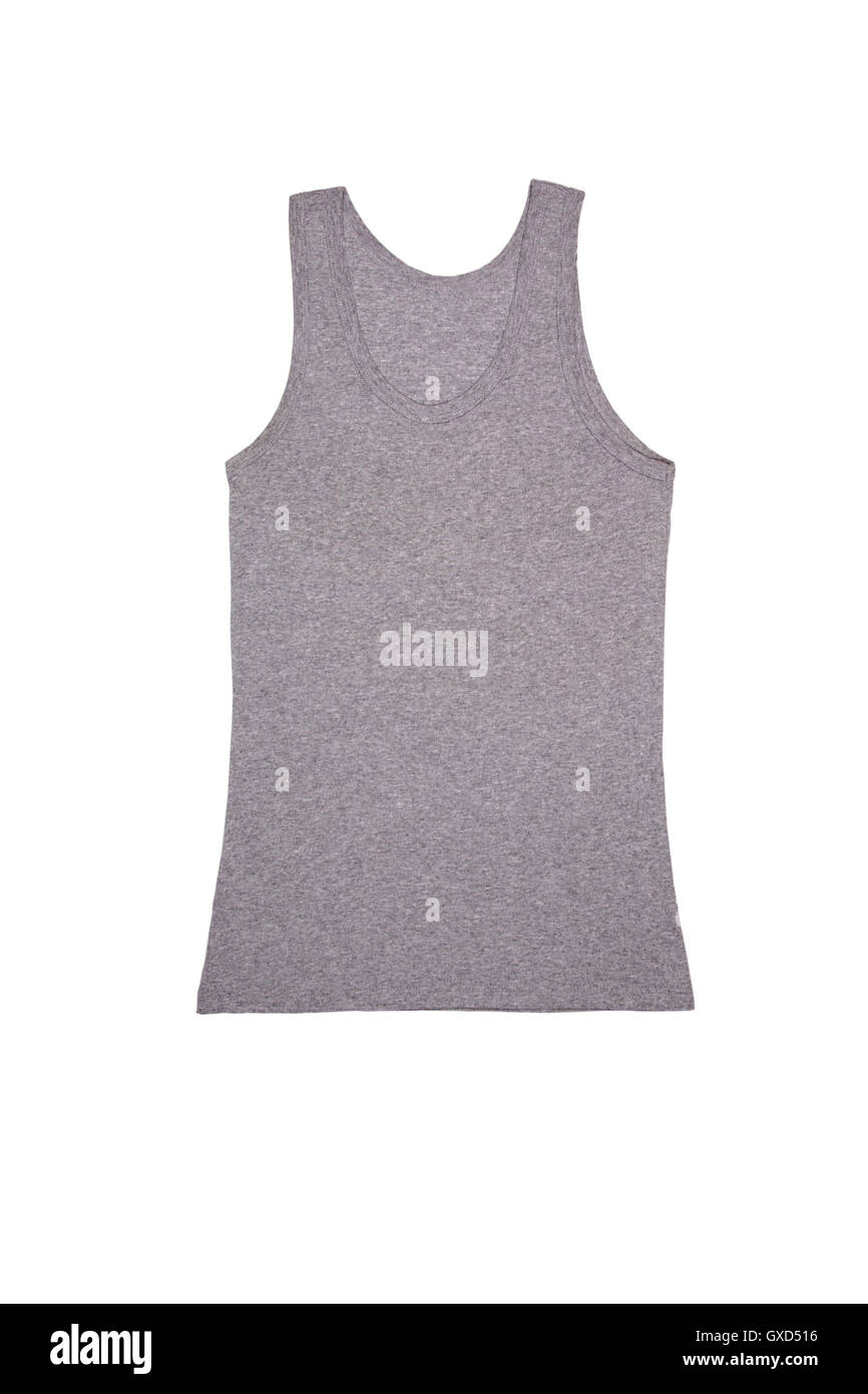 Grey vest and white shirt Cut Out Stock Images & Pictures - Alamy