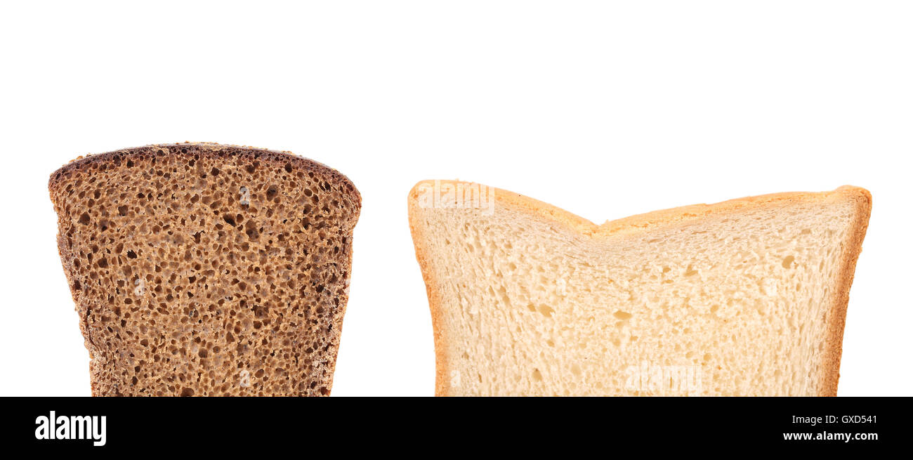 Two slices of bread Stock Photo - Alamy