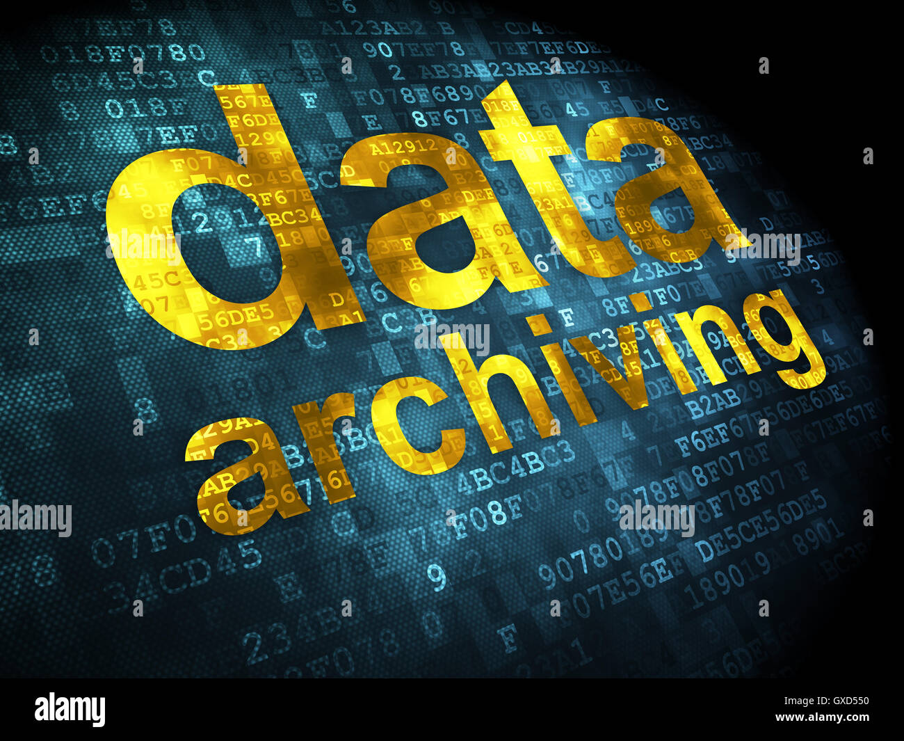 Data concept: Data Archiving on digital background Stock Photo - Alamy