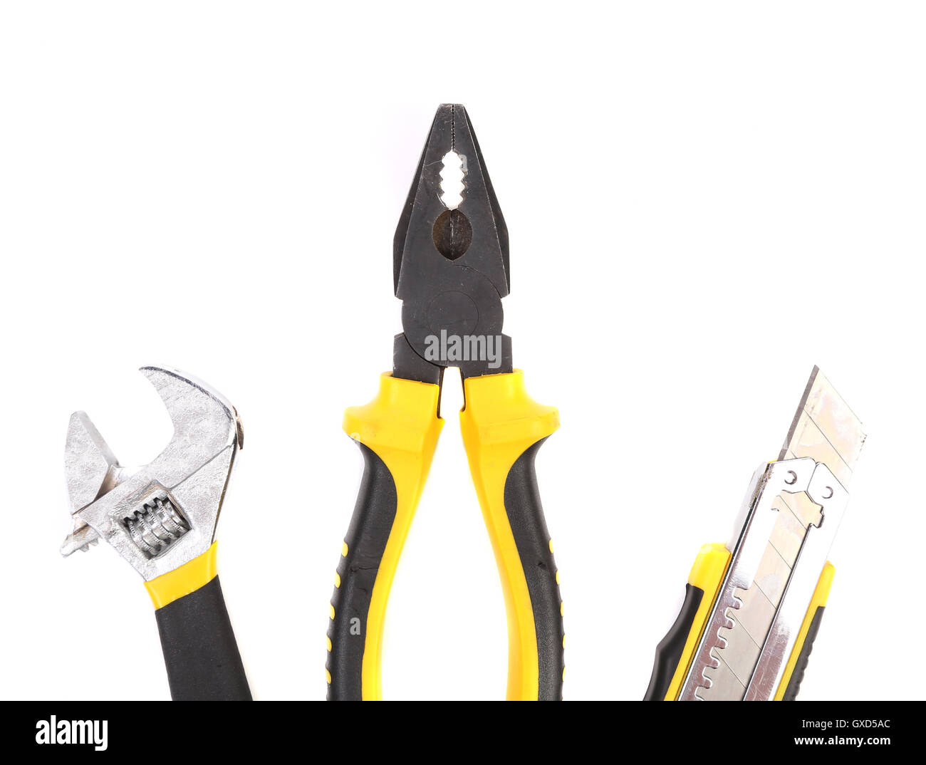 Various worker tools Stock Photo - Alamy