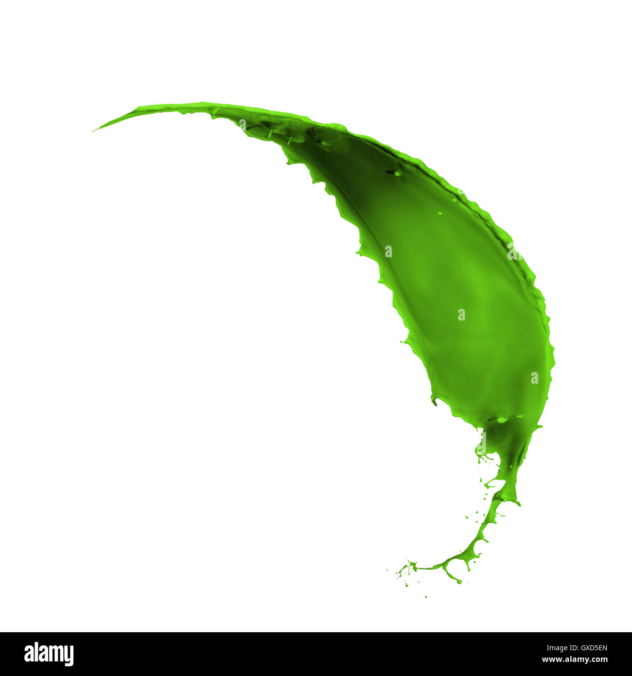 green paint splash Stock Photo - Alamy