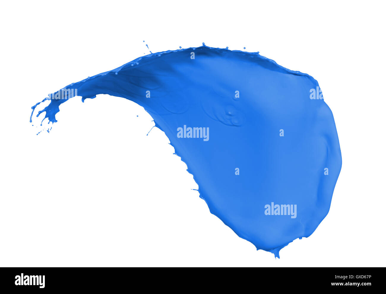 blue paint splash Stock Photo - Alamy