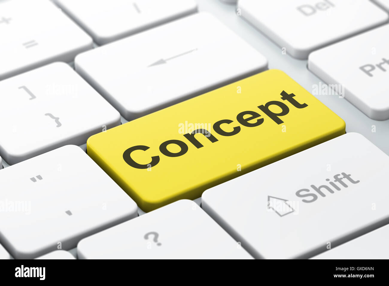 Advertising concept: Concept on computer keyboard background Stock ...