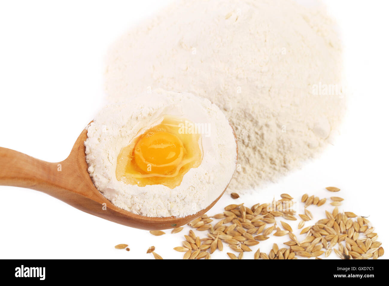 Basic ingredients for baking Stock Photo - Alamy