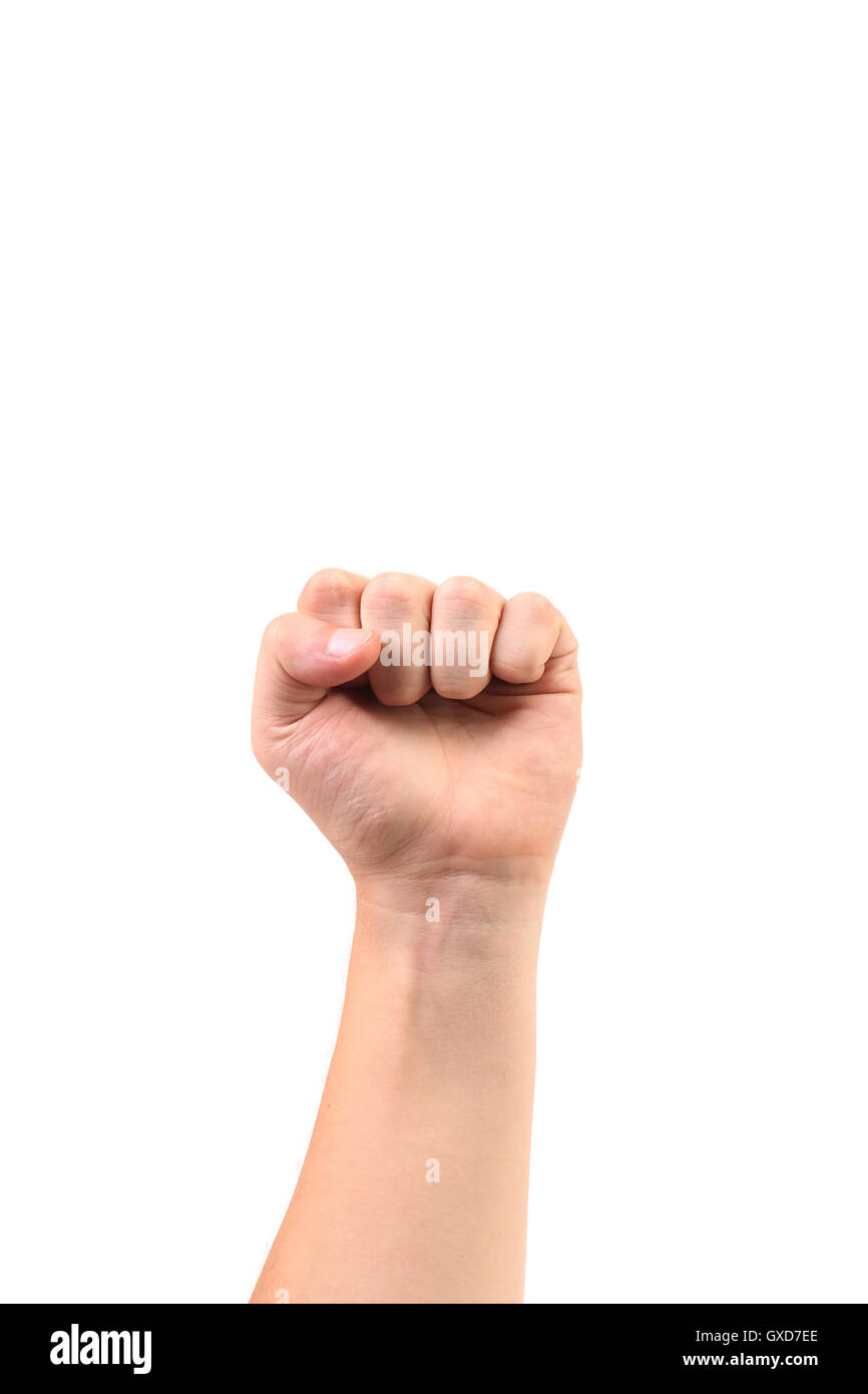 Fist as symbol Stock Photo - Alamy