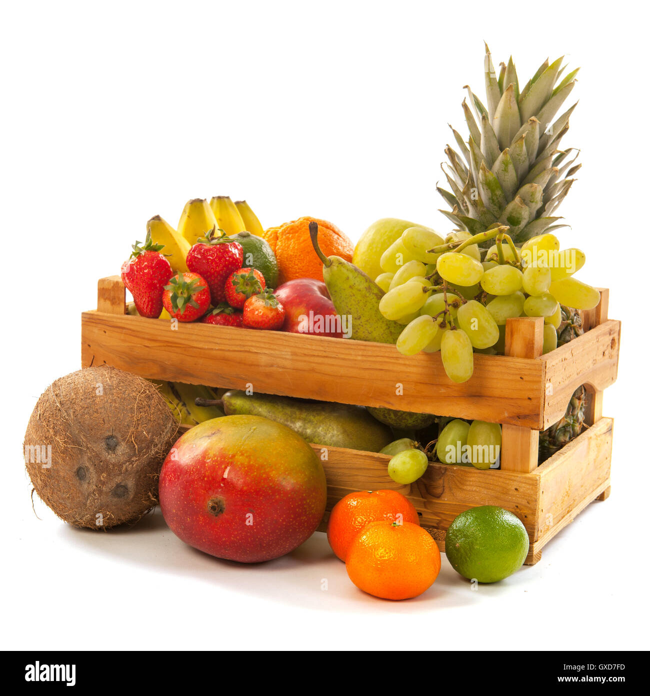 Fruit crate Cut Out Stock Images & Pictures - Alamy