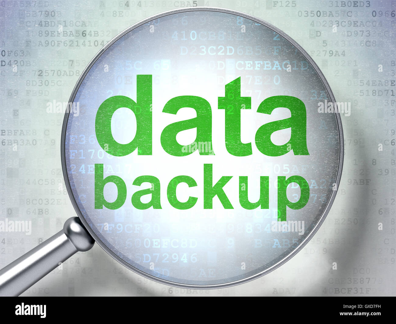 Data concept: Data Backup with optical glass Stock Photo - Alamy
