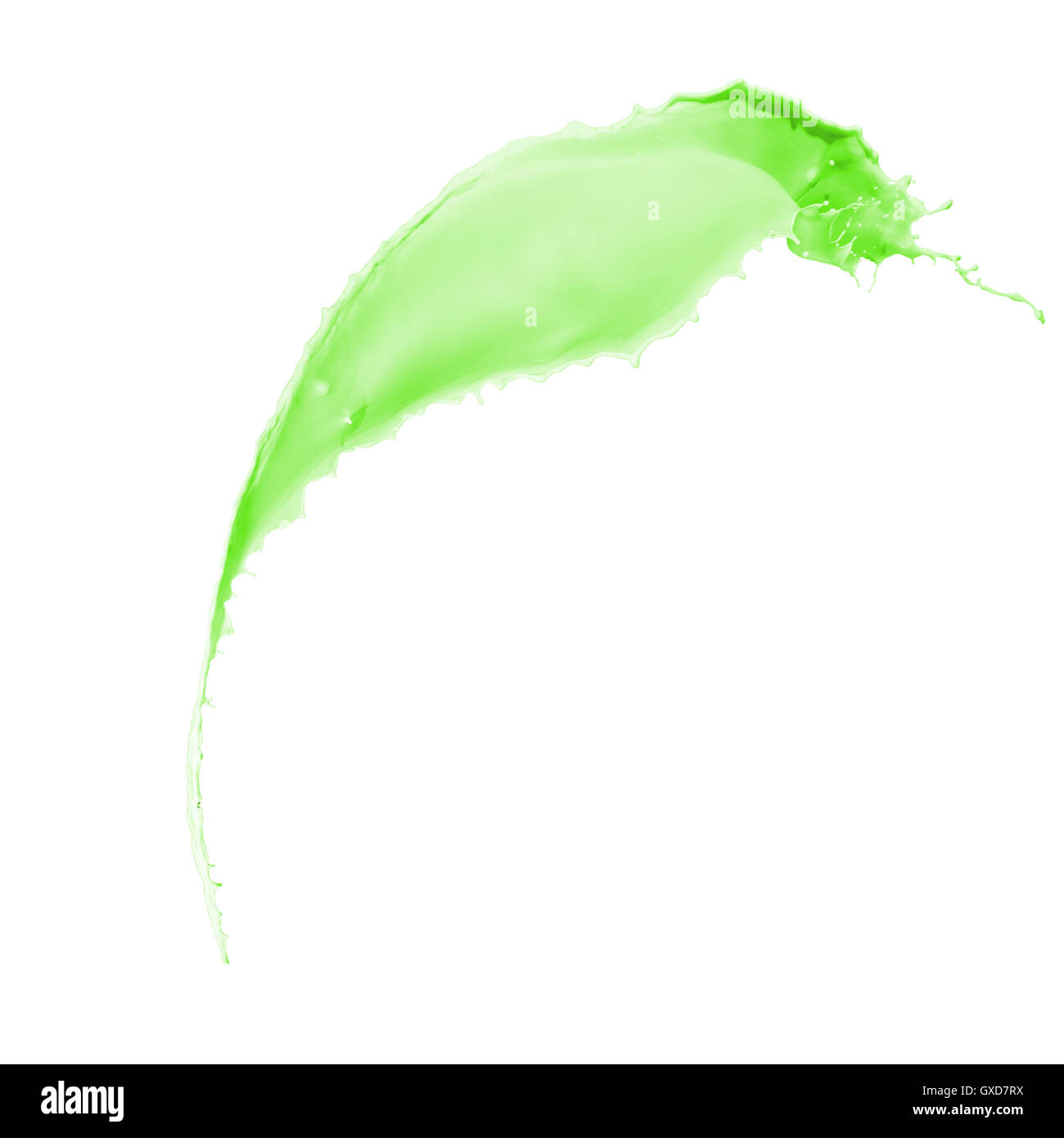 green paint splash Stock Photo - Alamy