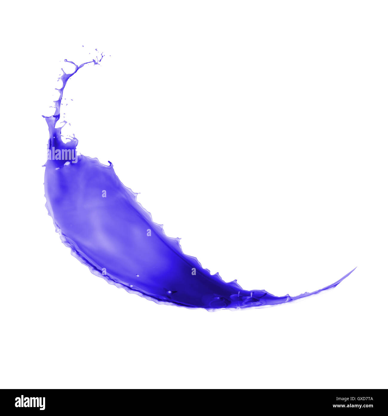blue paint splash Stock Photo - Alamy