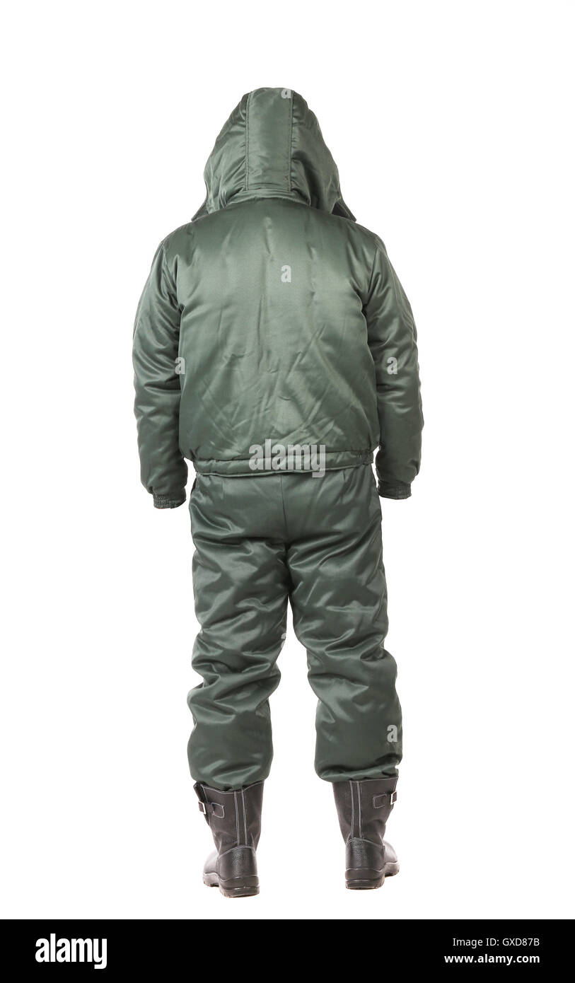 Back view of workwear Stock Photo - Alamy