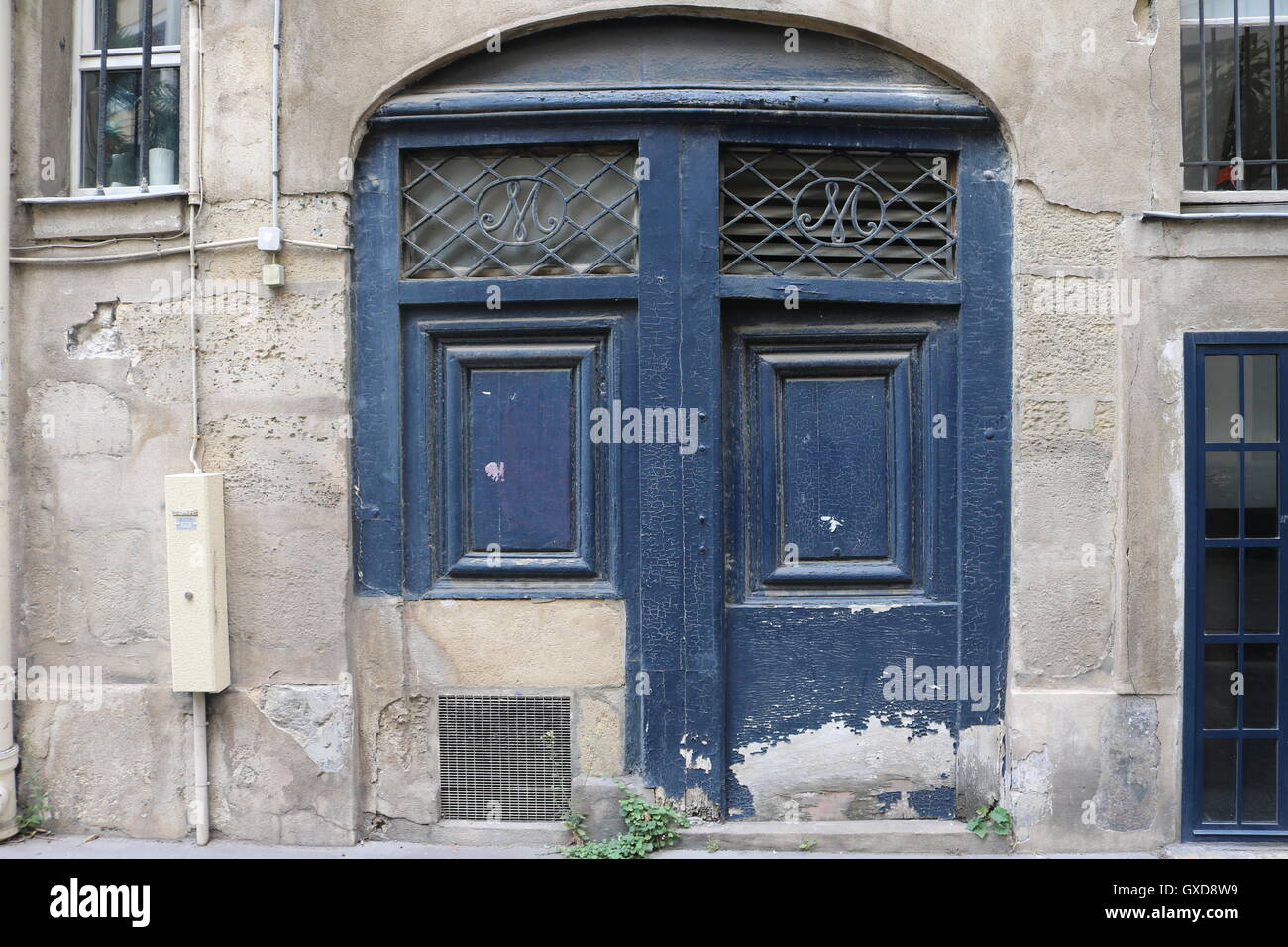 Blue Doors of Paris, France Stock Photo - Alamy