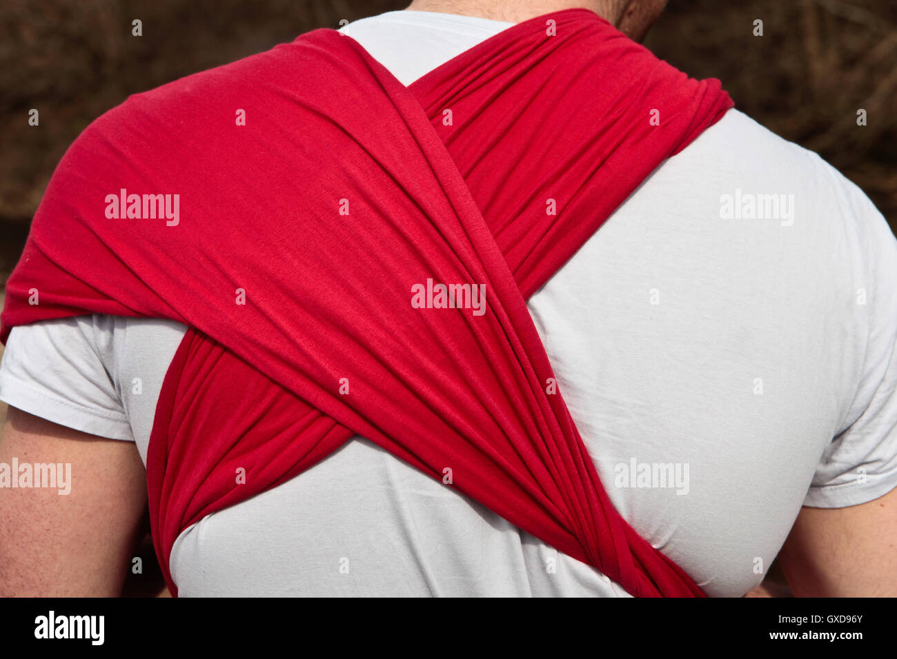 Man baby sling hi-res stock photography and images - Alamy