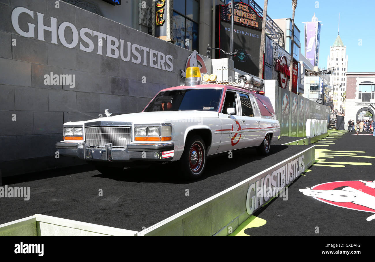 Los Angeles premiere of 'Ghostbusters' - Arrivals Featuring: Atmosphere ...